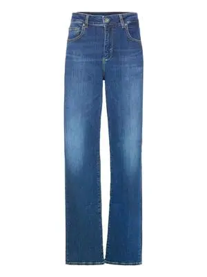 Liu Jo Whiskering-effect Jeans - Blue