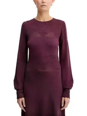 TWINSET Mini Long-sleeve Dress - Red