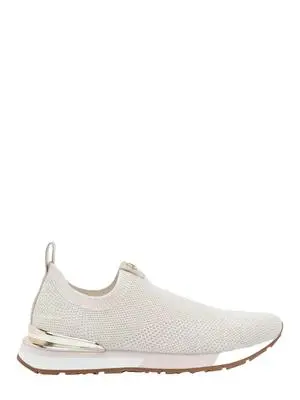 Michael Kors Logo Detail Slip-on Sneakers - Neutrals