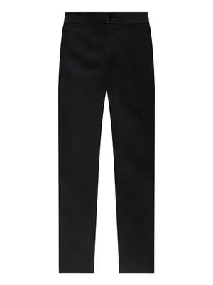 ALLSAINTS Embroidered-logo Cotton Trousers - Black