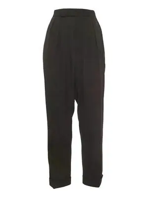 Ralph Lauren Trousers With Zip - Black