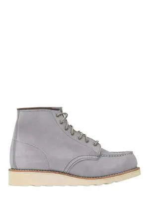 Red Wing Lace-Up Suede Boots Grey