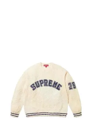 Supreme Crew-neck Textured Sweatshirt - Neutrals