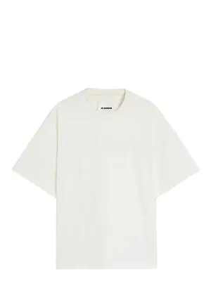JIL SANDER Short Sleeve Tee Porcelain - White