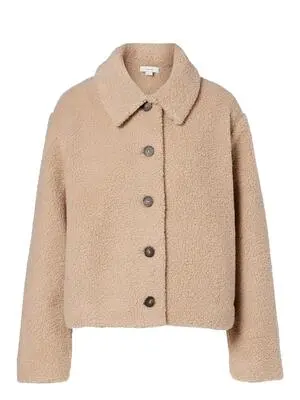 Vince Cropped Jacket - Beige