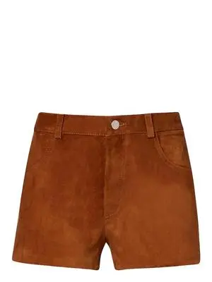 Stouls Roxie Suede Shorts - Brown