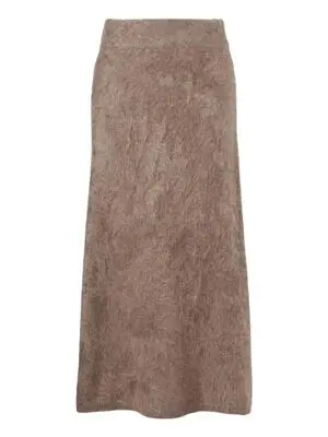LISA YANG Lisa Yang Asta Cashmere Maxi Skirt Grey