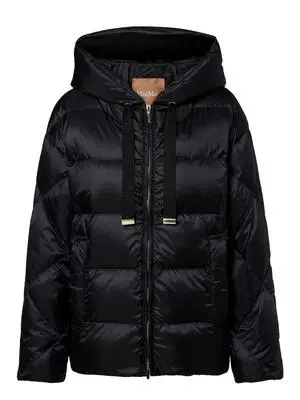 Max Mara Cube Line Quilted Down Jacket - Black