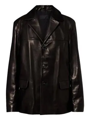 NILI LOTAN Tristan Leather Jacket - Black