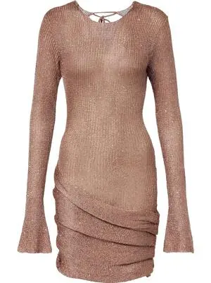 BANANHOT Jones Sequined Minidress - Brown