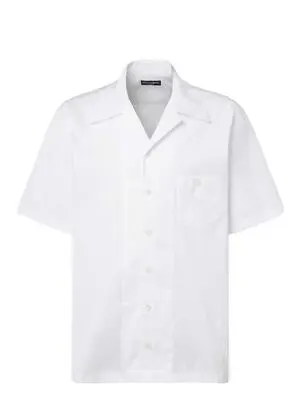 Dolce & Gabbana Cotton Bowling Shirt - White