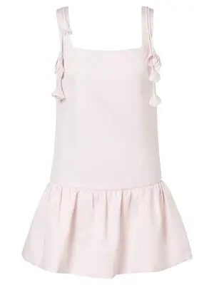 SELF-PORTRAIT Taffeta Minidress - Pink