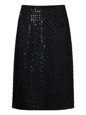 Dorothee Schumacher Sequined Midi Skirt - Black