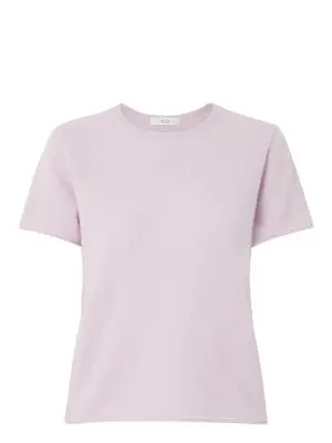Co Cashmere And Silk-blend T-shirt - Pink