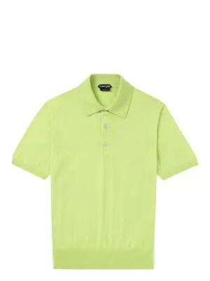 TOM FORD Cotton Polo Shirt - Green