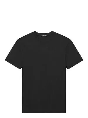 TOM FORD Lyocell And Cotton-blend T-shirt - Black