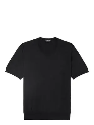TOM FORD Cotton T-shirt - Black