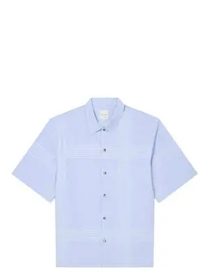 Paul Smith Checked Cotton Shirt - Blue