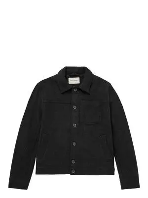 Oliver Spencer Buffalo Wool-blend Jacket - Black