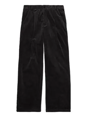 Oliver Spencer Orsman Wide-leg Corduroy Trousers - Gray