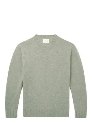 Nn07 Lee 6598 Merino Wool-Blend Sweater Green
