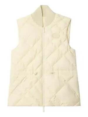Burberry Water-resistant Down Quilted Gilet - White