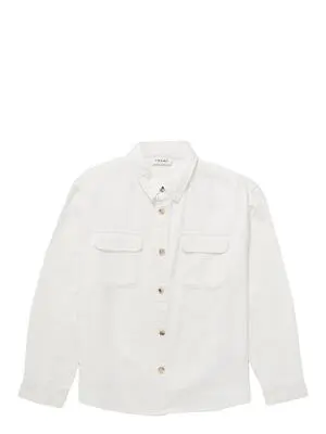 FRAME Cotton-twill Overshirt - Neutrals