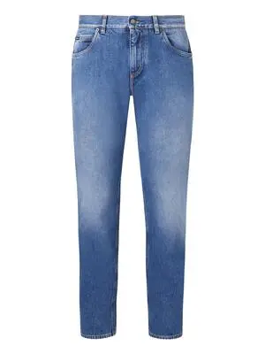 Dolce & Gabbana Slim-fit Straight-leg Jeans - Blue