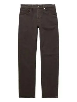 FRAME Slim-fit Straight-leg Jeans - Brown