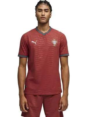 PUMA Portugal Authentic Home Soccer Jersey - Red