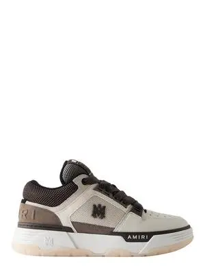 Amiri MA-1 Mesh, Suede And Leather Sneakers White