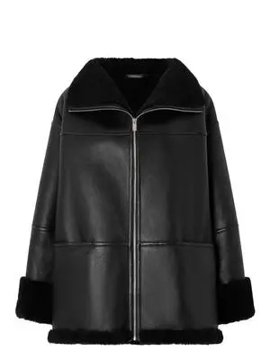TOTEME Shearling Jacket - Black