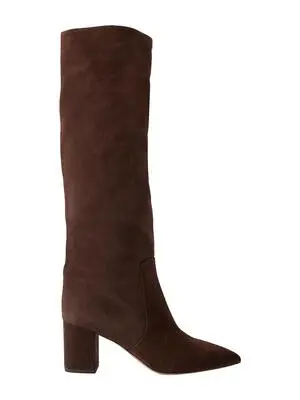 Paris Texas Anja Suede Knee Boots - Brown