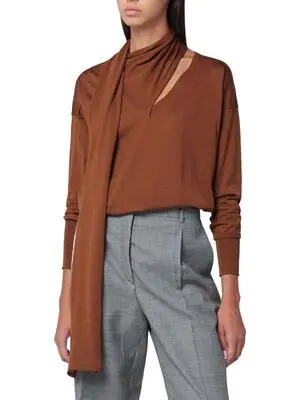 ROBERTO COLLINA Pullover Sweater - Brown