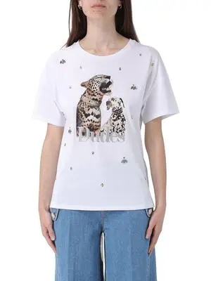 Liu Jo Liu Jo Embellished Graphic T-Shirt White
