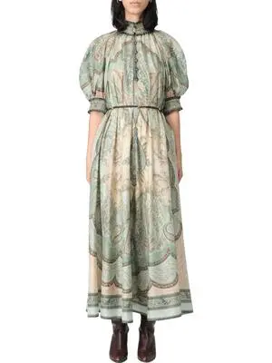 Zimmermann Printed Dress - Green