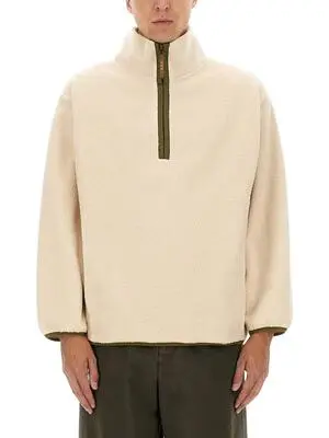 A.p.c. Fleece Sweatshirt - White