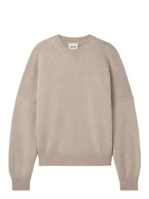 Khaite Margaux Oversized Cashmere Sweater - Neutrals