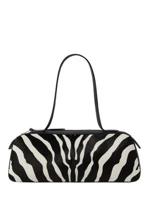 Khaite KHAITE Simona Zebra-Print Shoulder Bag Animal Print