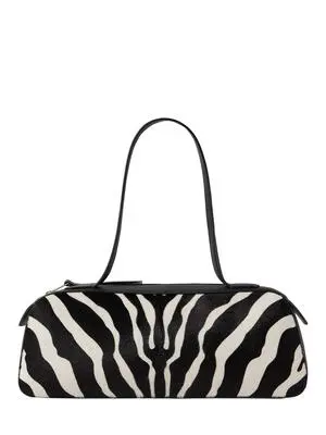 Khaite KHAITE Simona Zebra-Print Shoulder Bag Zebra Print