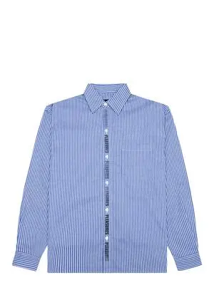 PLEASURES Impact Button-up - Blue
