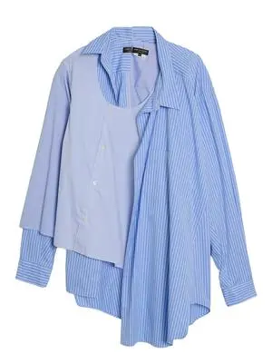 Comme Des Garçons Broad Stripe Shirt - Blue