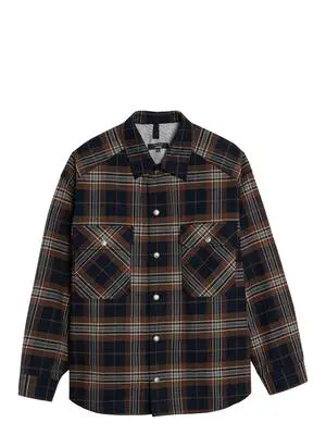 Comme Des Garçons Cotton Flannel Shirt - Brown
