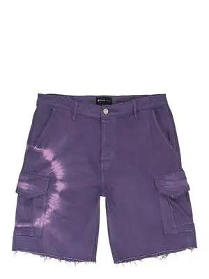 PURPLE BRAND Twill Cargo Shorts - Purple