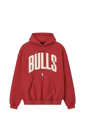 Fear Of God Bulls 90s Hoodie - Red