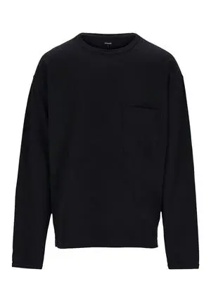 LEMAIRE Boxy Long-sleeve T-shirt - Black
