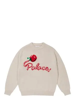 PALACE Tommy Knit - White