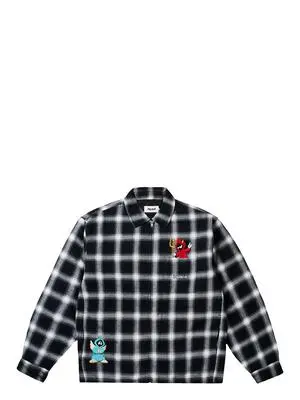 PALACE Zip Up Shirt - Black