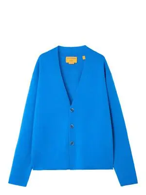 Guest In Residence Everywear Oversized Cashmere Cardigan - Blue