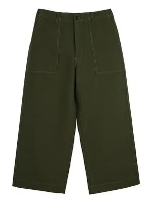 Comme Des Garçons Cotton Double Weave Deep Pocket Trouser - Tan